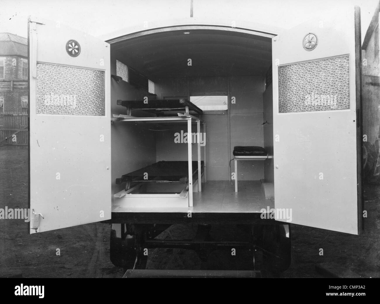 Ambulance Interior, Wolverhampton, Mid 20th cent. An ambulance interior ...