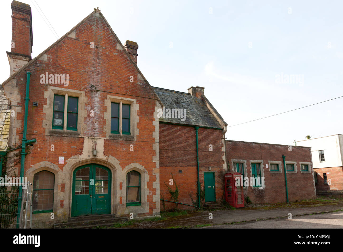 Disused buildings of former railway station, Seaton Junction, Devon ...
