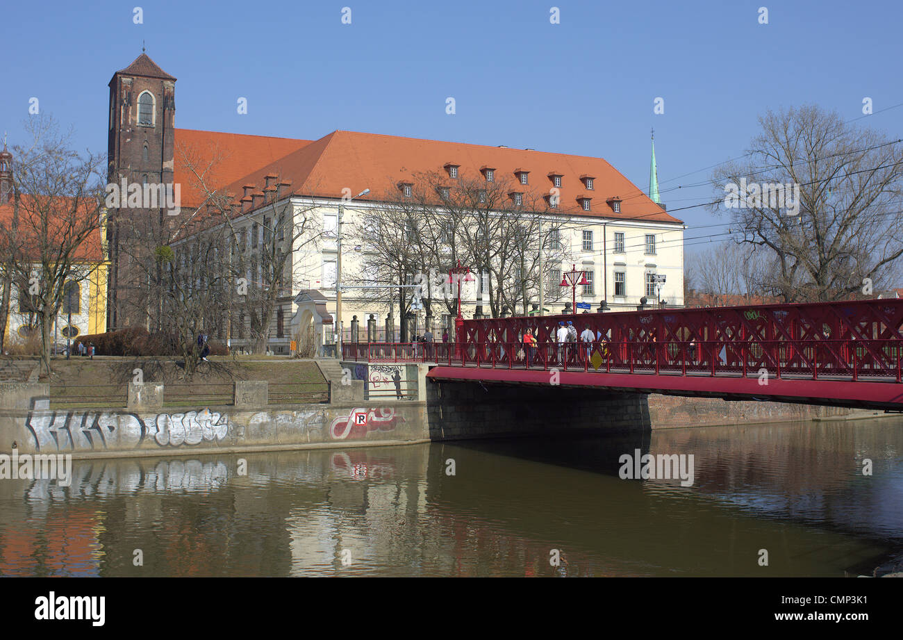 Most Piaskowy Sand Bridge Wroclaw University Library Ostrow Tumski ...