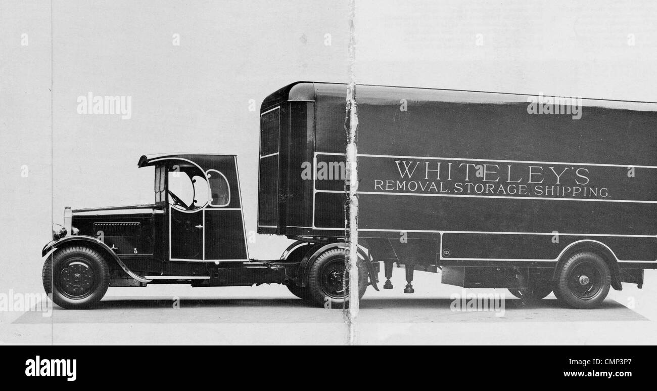 English lorries Black and White Stock Photos & Images - Alamy