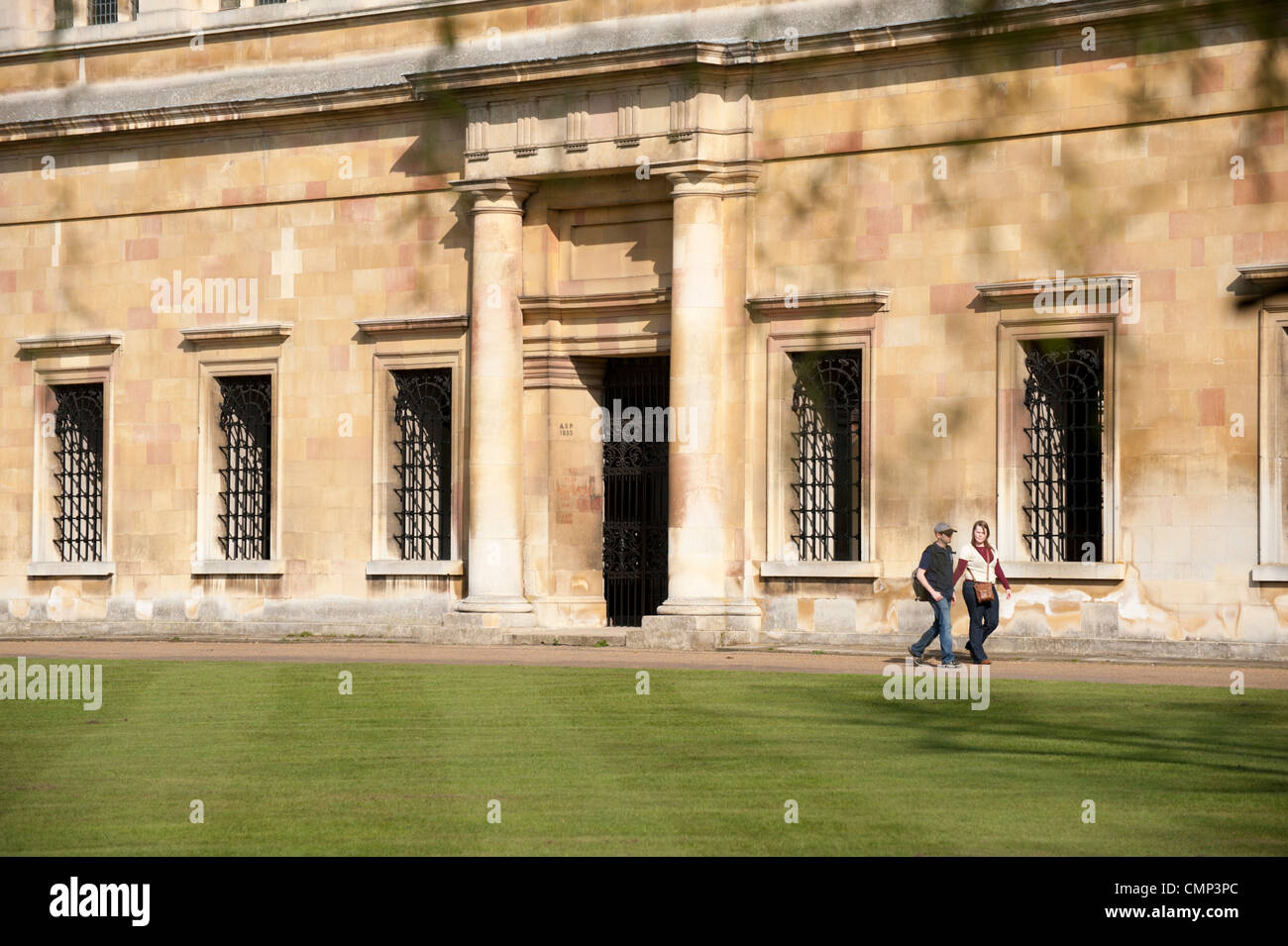 Wren Library Building Trinity College Cambridge University on a sunny ...