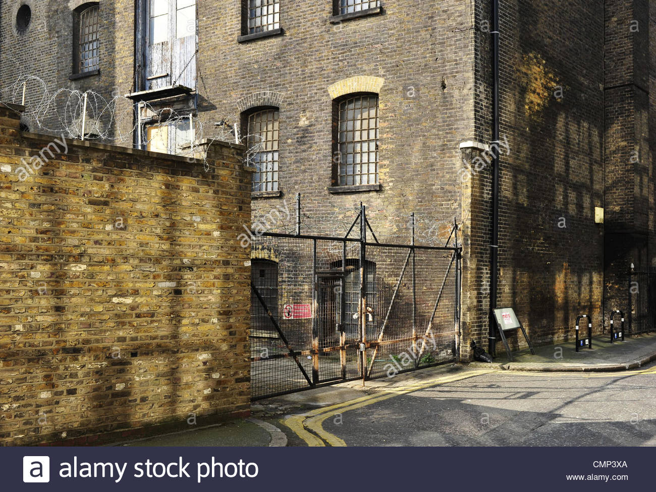 Old Industrial Brick Warehouse Building High Resolution Stock ...