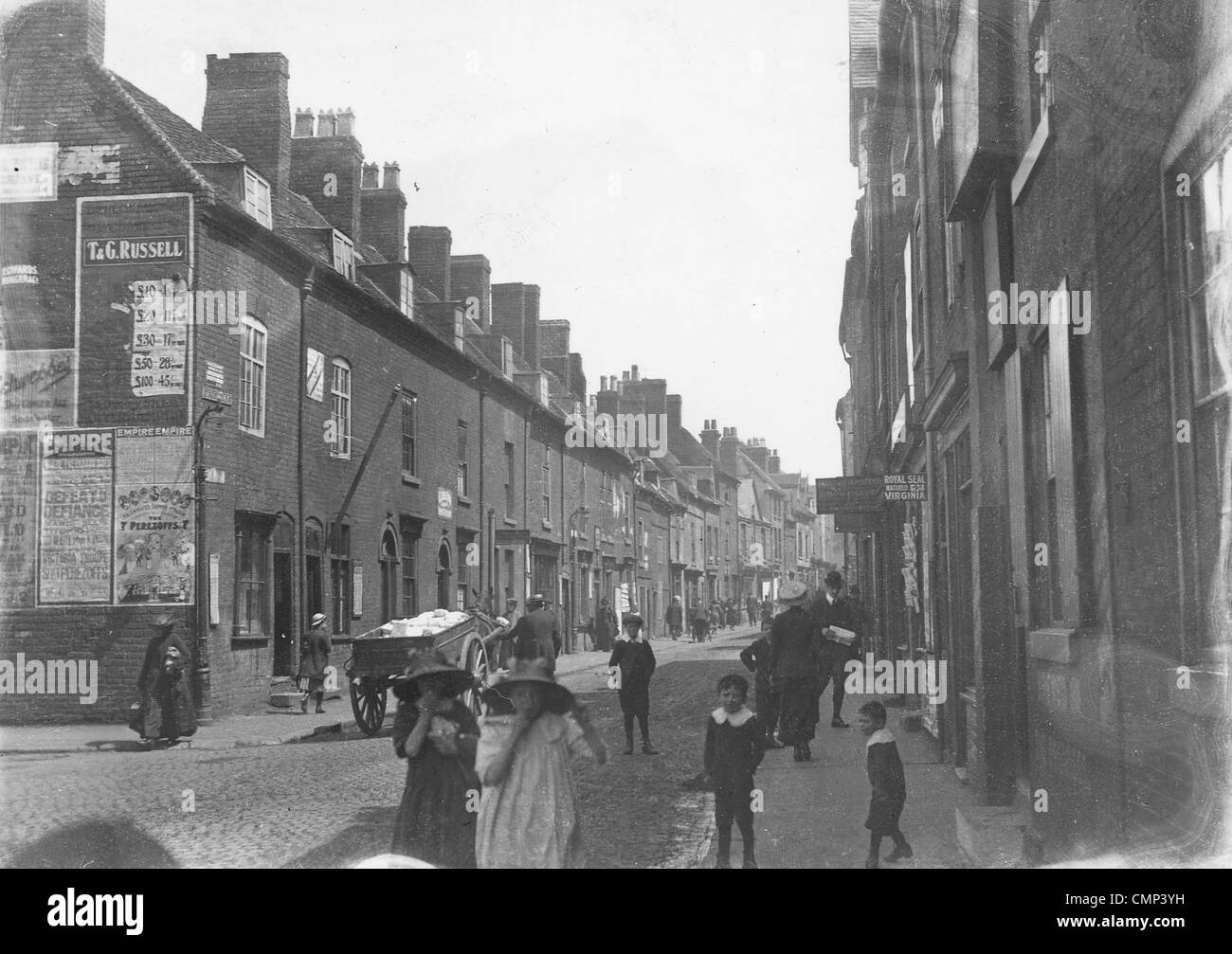 Great Brickiln Street, Wolverhampton, 1913. The street around 1913 ...