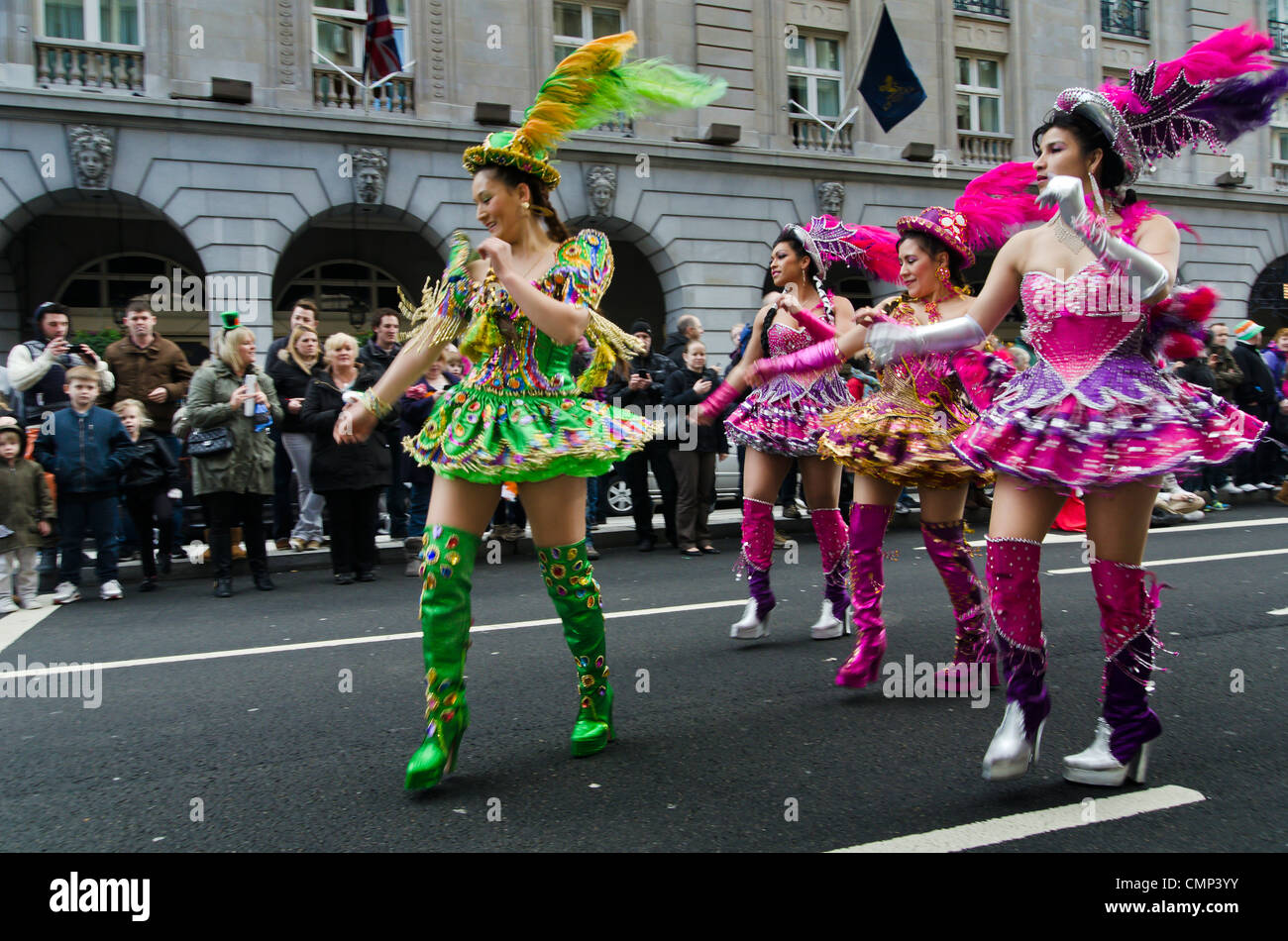 St Patrick's Day parade , London 2012 Stock Photo - Alamy