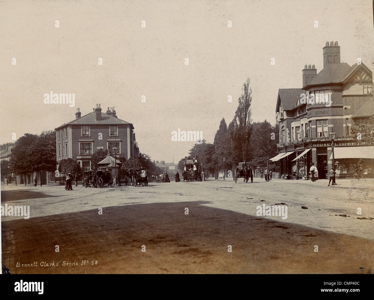 Chapel Ash, Wolverhampton, circa 1899. A Wolverhampton Corporation ...