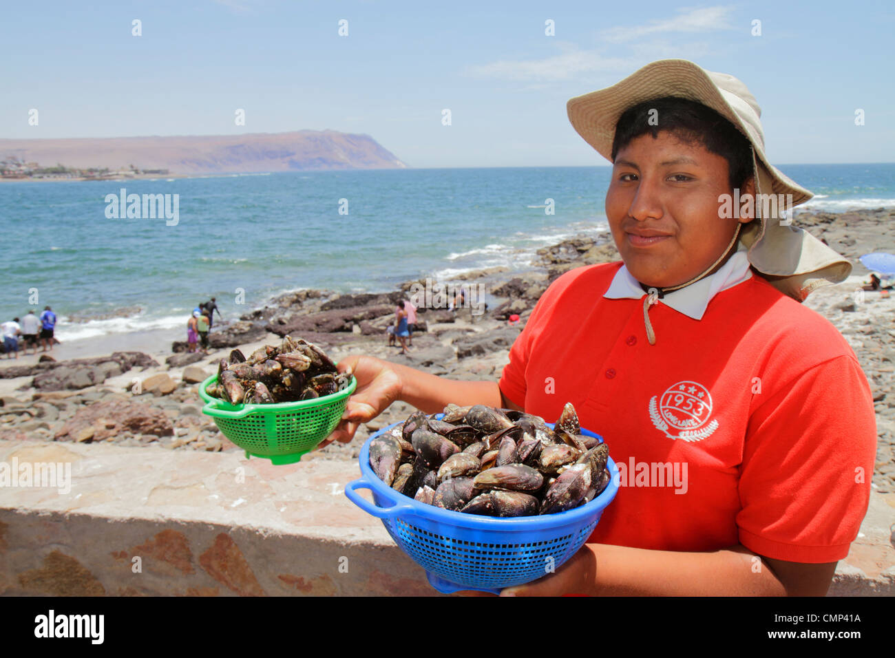 Arica Chile,Pacific Ocean,water,coast,seashore,artisan fishing industry ...