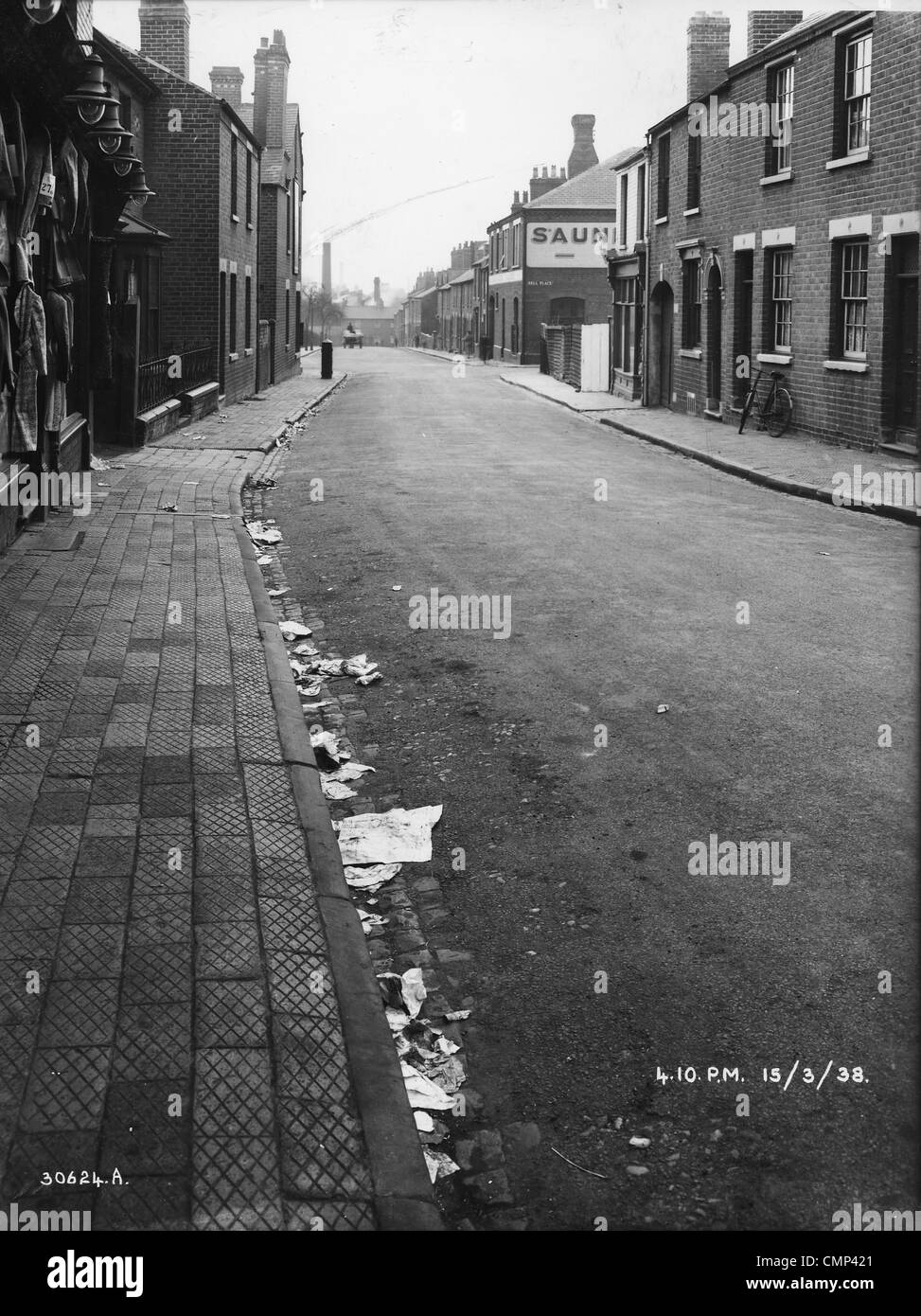 Drayton Street, Wolverhampton, 13954. A view of terraced houses. To the ...