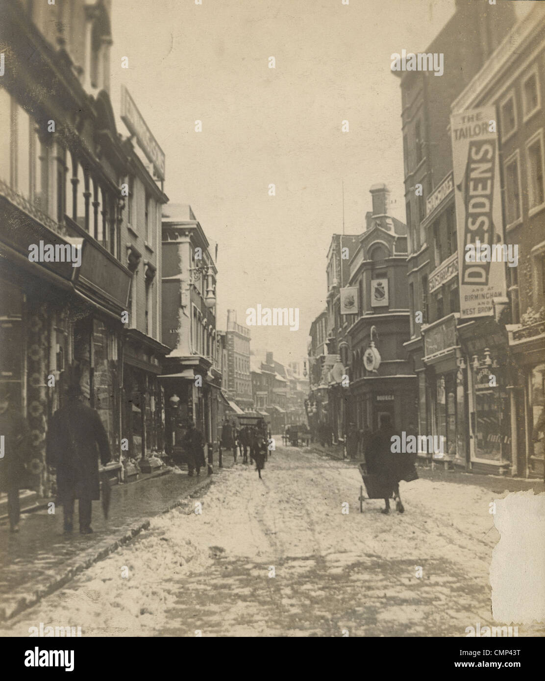 Dudley Street, Wolverhampton, Early 20th cent. Dudley Street in Winter ...