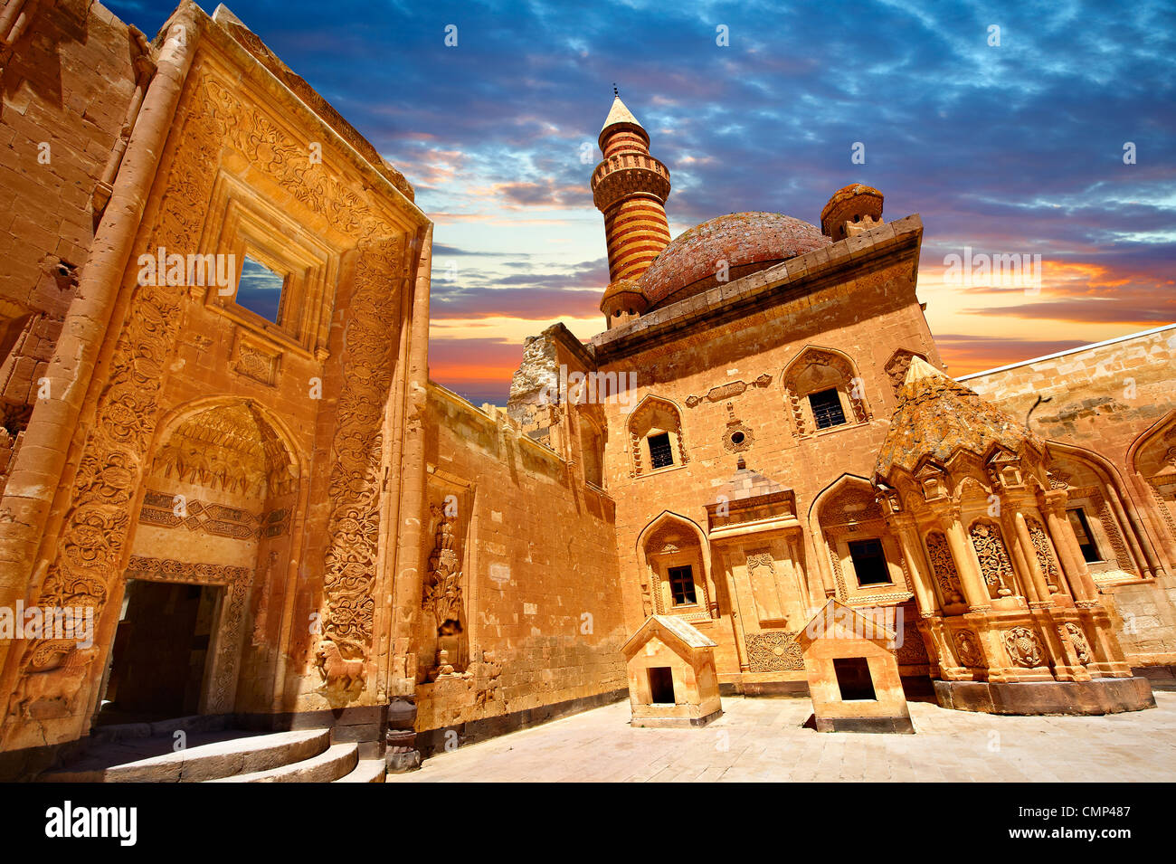 Ishak Pasha Palace (İshak Paşa Sarayı). Doğubeyazıt district of Ağrı ...