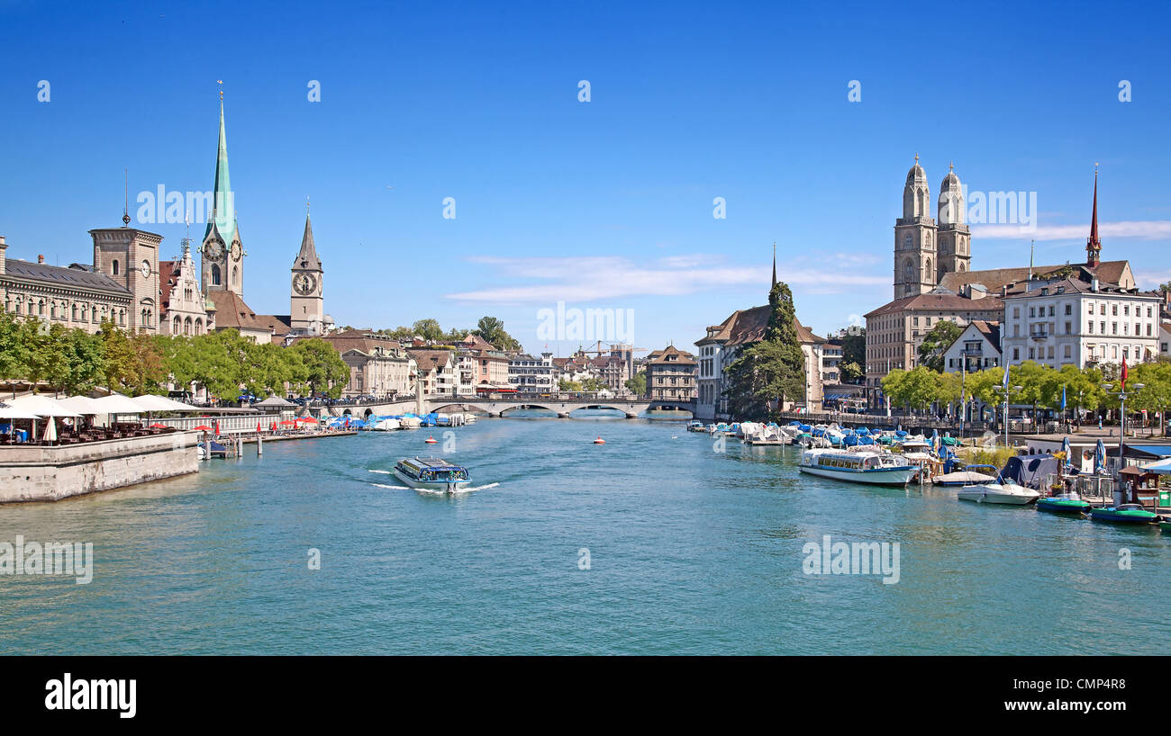 Zurich city sunny day modern hi-res stock photography and images - Alamy