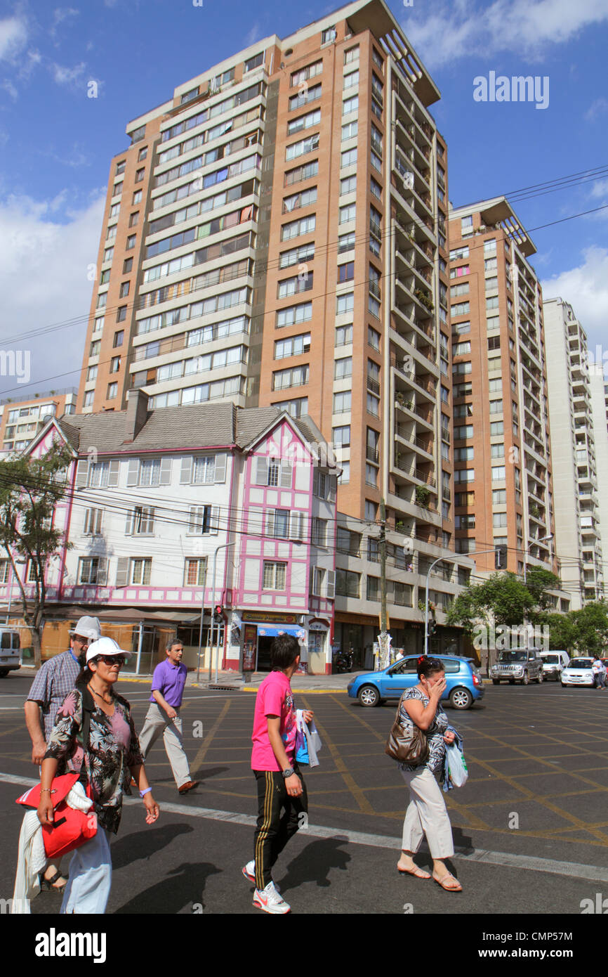 Santiago Chile,Barrio Patronato,Avenida Santa Maria,Forestal Urbano ...