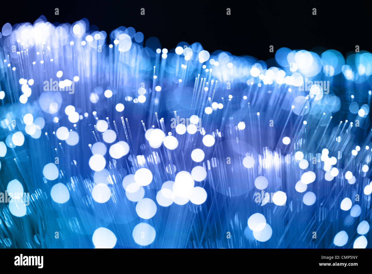 Fiber optics background with lots of light spots Stock Photo - Alamy