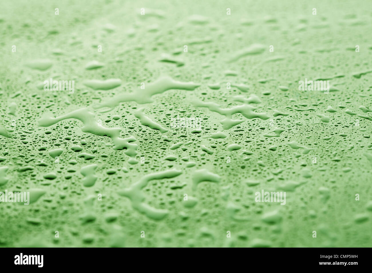 green water drops Stock Photo - Alamy