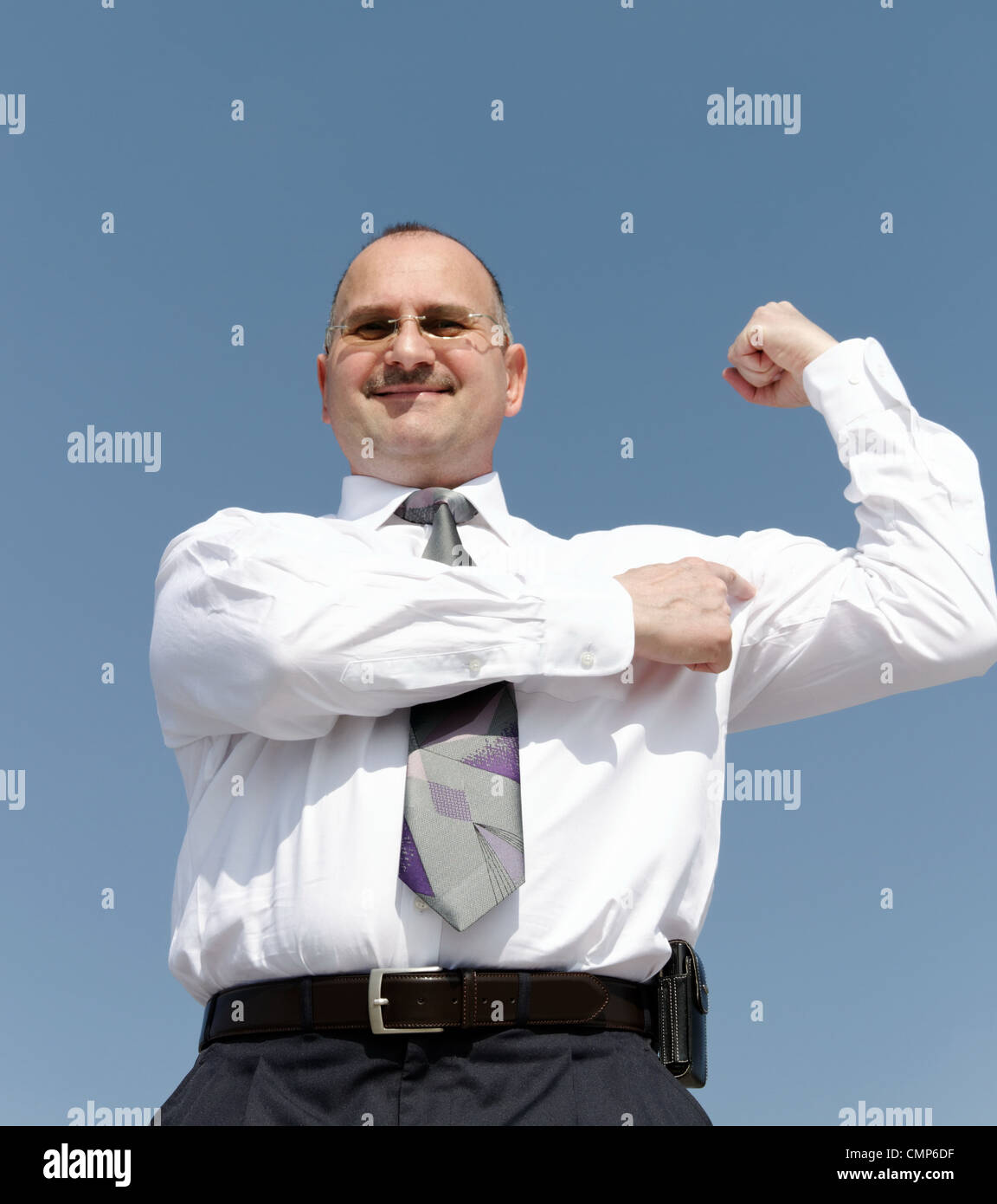 smart business man with power Stock Photo - Alamy