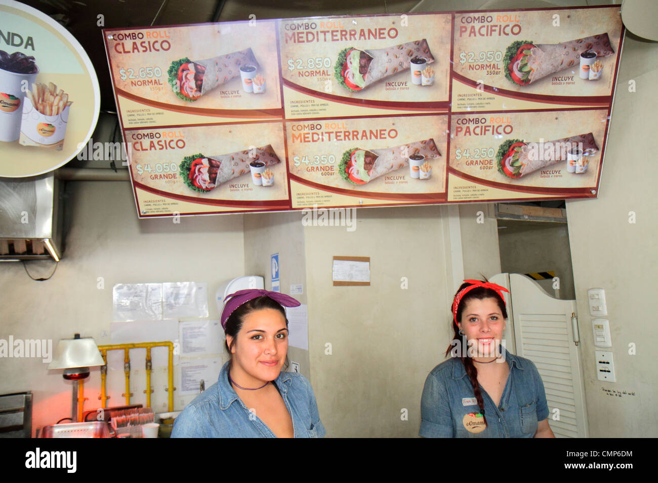 Fast food employee chile hi-res stock photography and images - Alamy