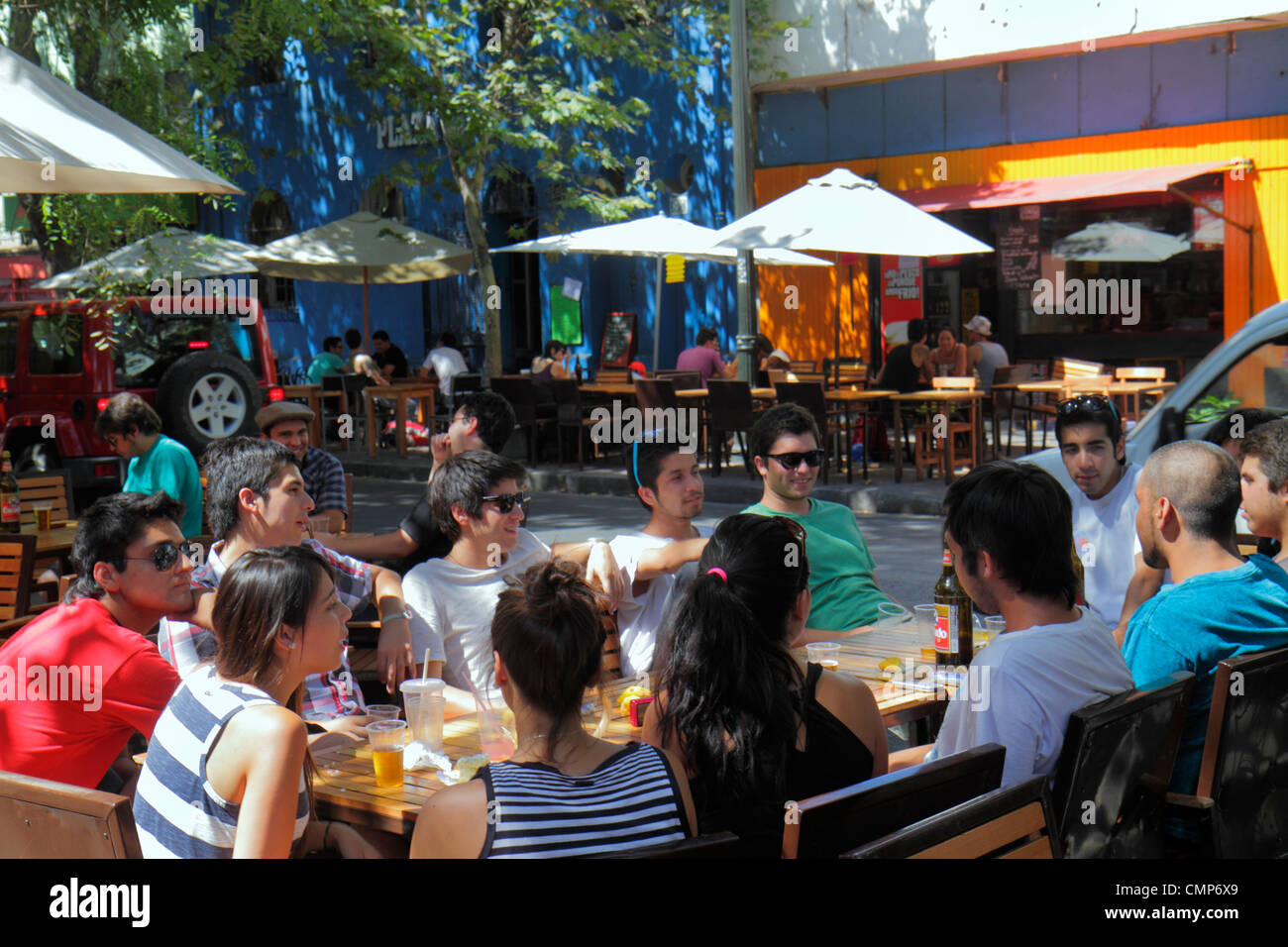 Chile santiago bellavista pio nono hi-res stock photography and images ...