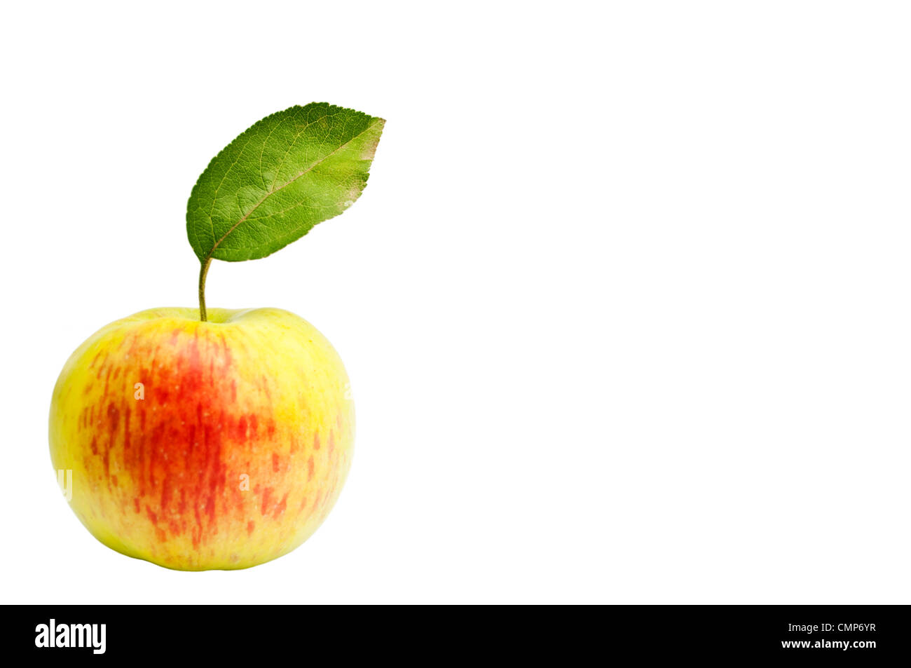 Apple isolated on white background Stock Photo - Alamy
