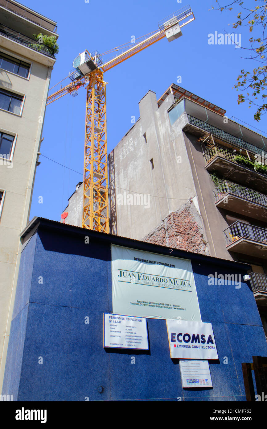 Santiago Chile,under new construction site building builder,project ...
