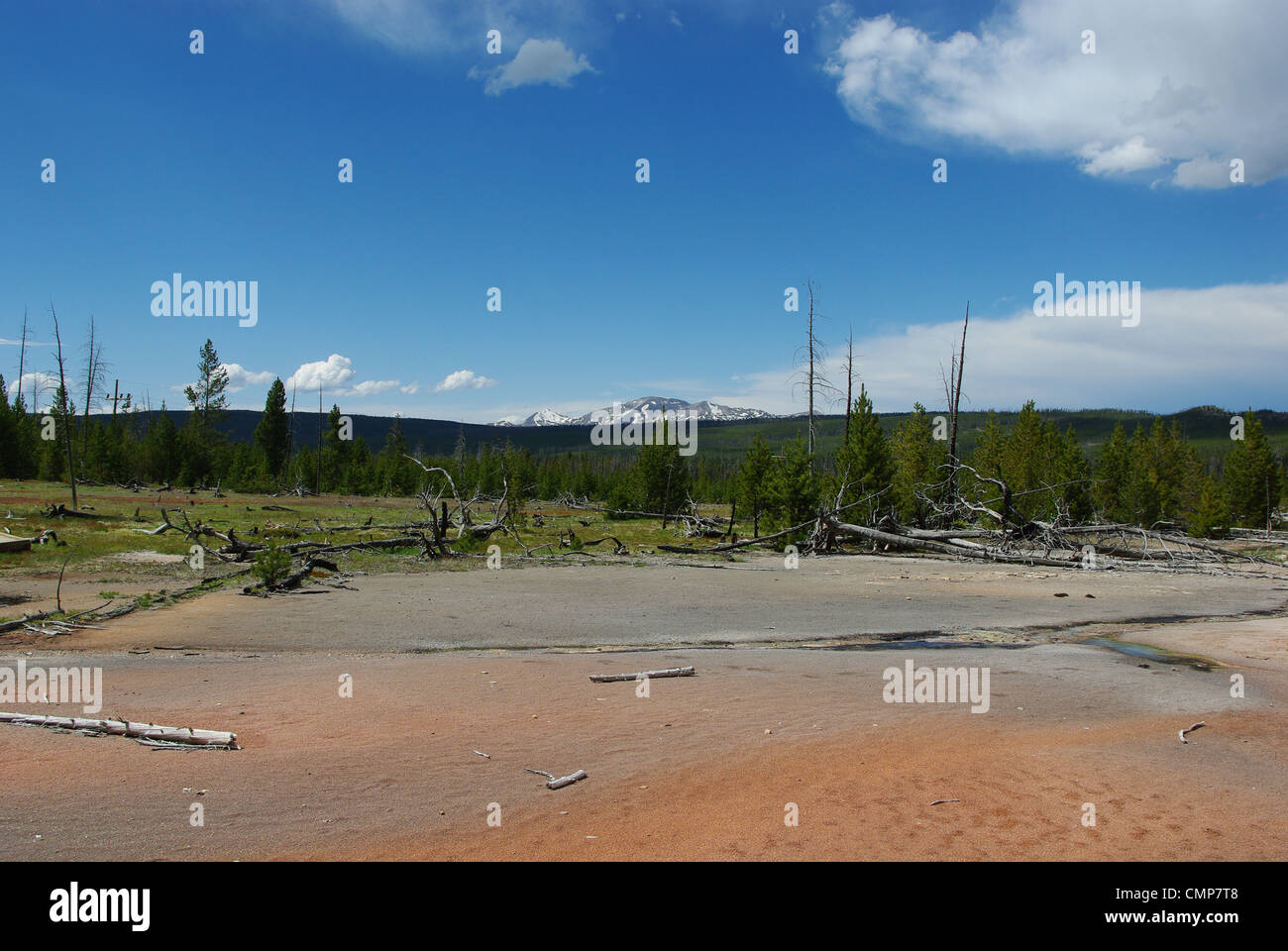 Secluded part of Yellowstone National Park, Wyoming Stock Photo - Alamy