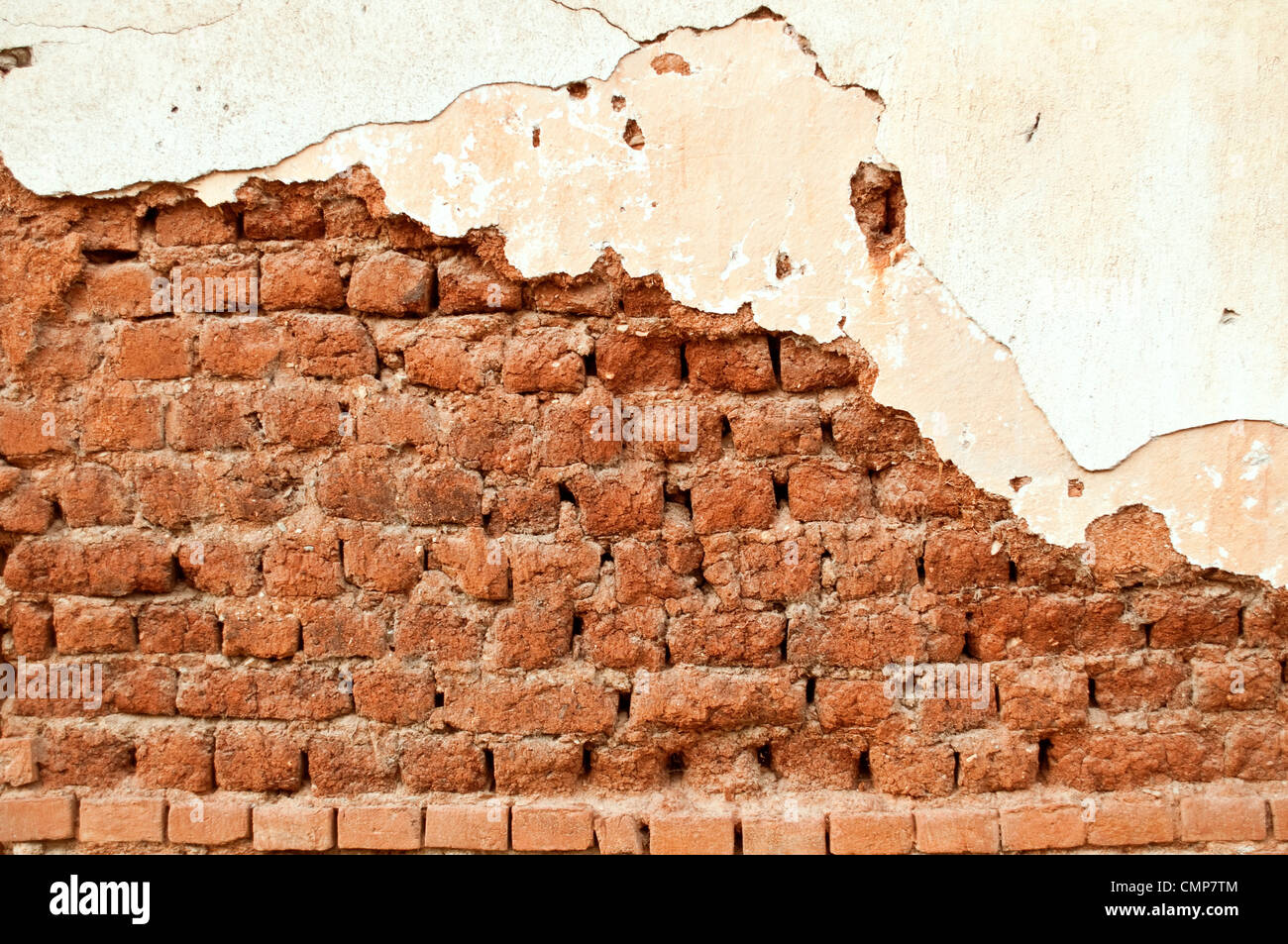 Very old brick wall Stock Photo - Alamy
