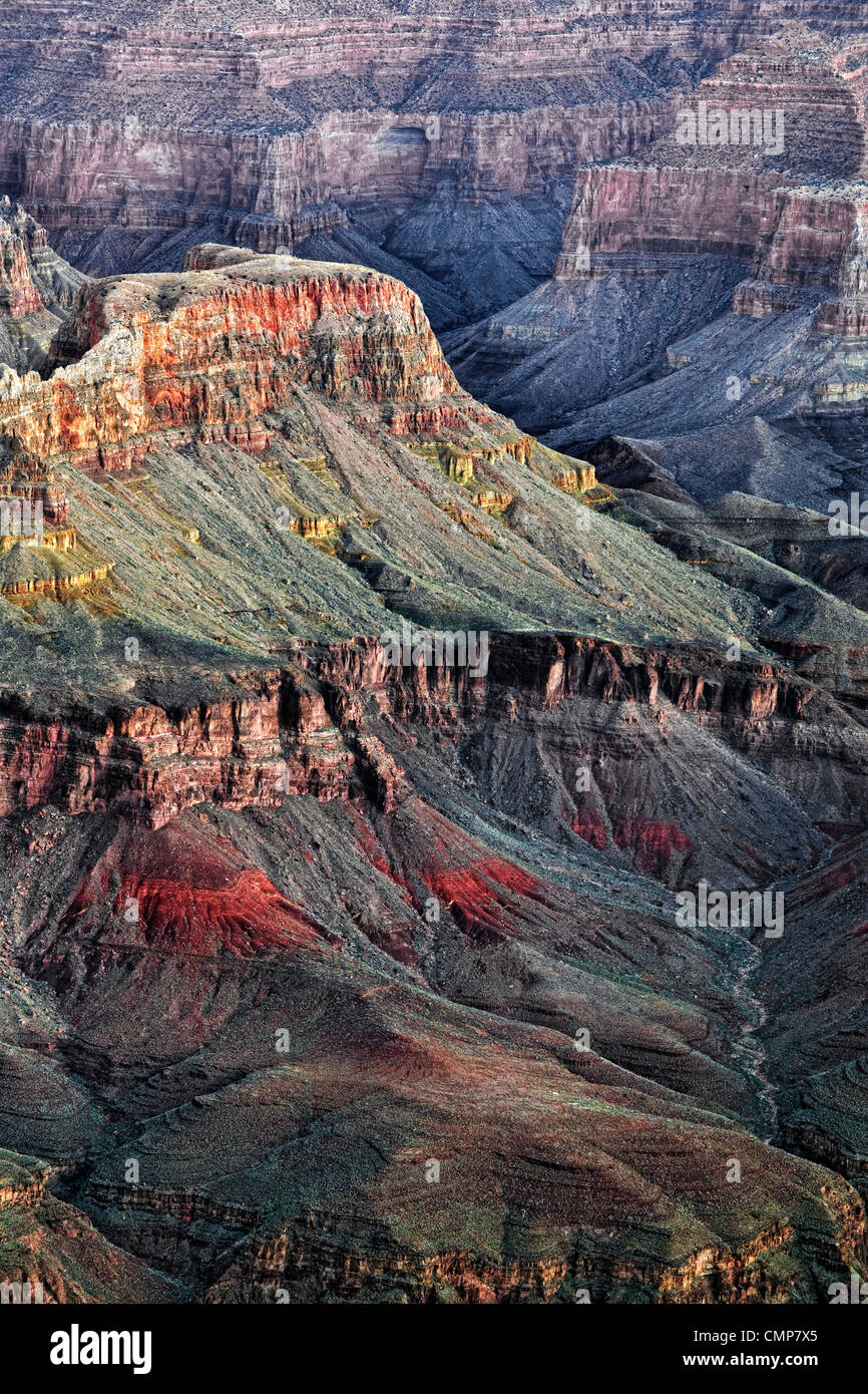 Civil twilight bathes the Cheops Pyramid in Arizona’s Grand Canyon ...