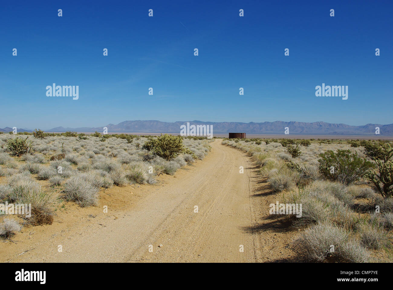 Desert impression with Hualapai Valley and Grand Wash Cliffs, Arizona ...