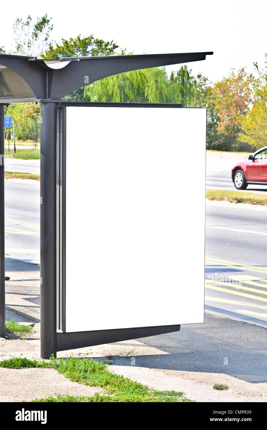 Bus stop add hi-res stock photography and images - Alamy