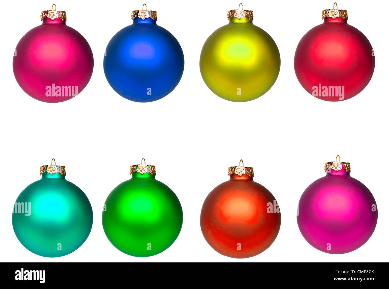 Baubles on wreath Cut Out Stock Images & Pictures - Alamy