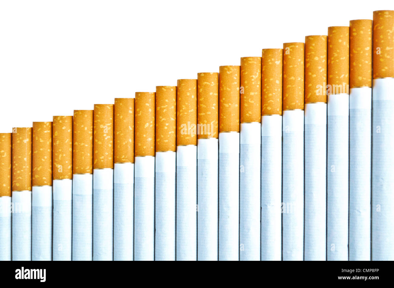 Cigarettes isolated on white background Stock Photo - Alamy