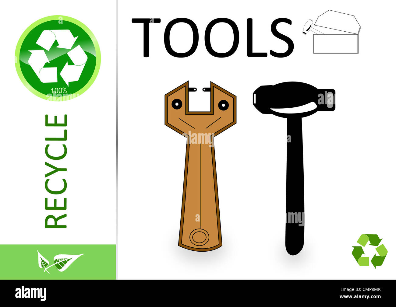 Please recycle tools Stock Photo - Alamy