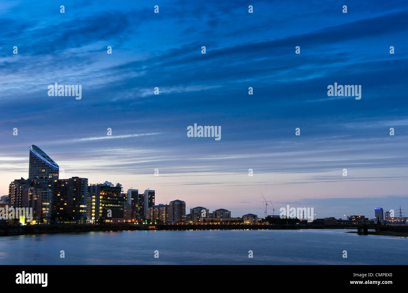 Thames landscape view, London, UK Stock Photo - Alamy