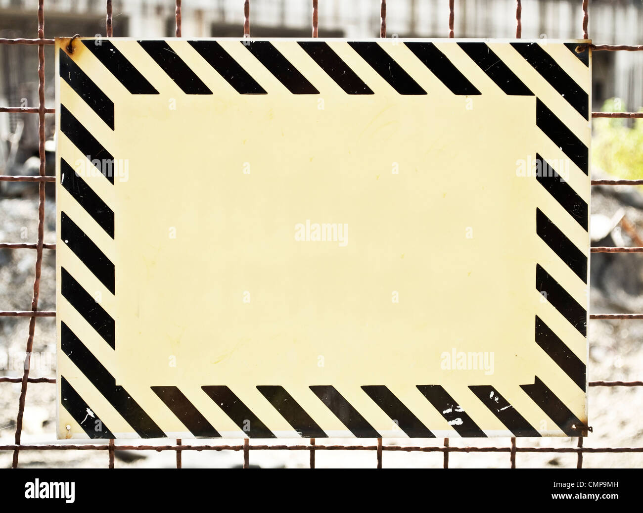 Blank grunge metal sign Stock Photo - Alamy