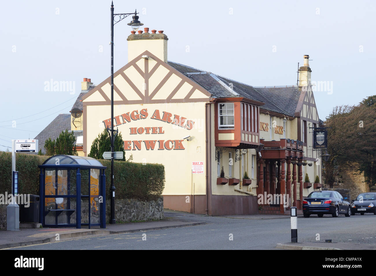 Kings Arms hotel in Fenwick, near Kilmarnock in Scotland Stock Photo ...