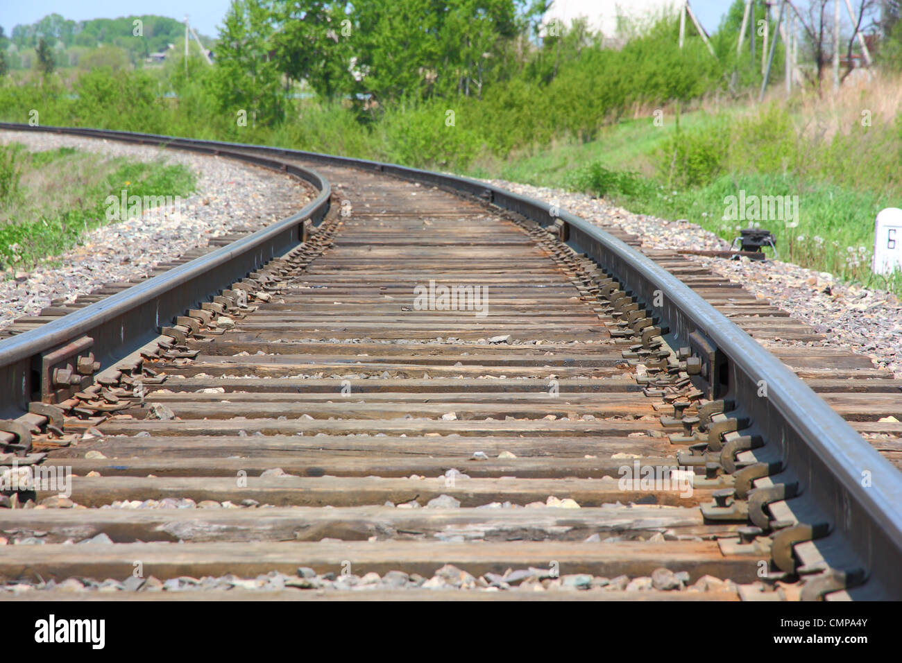 Rotate the rail leaving the distance Stock Photo - Alamy