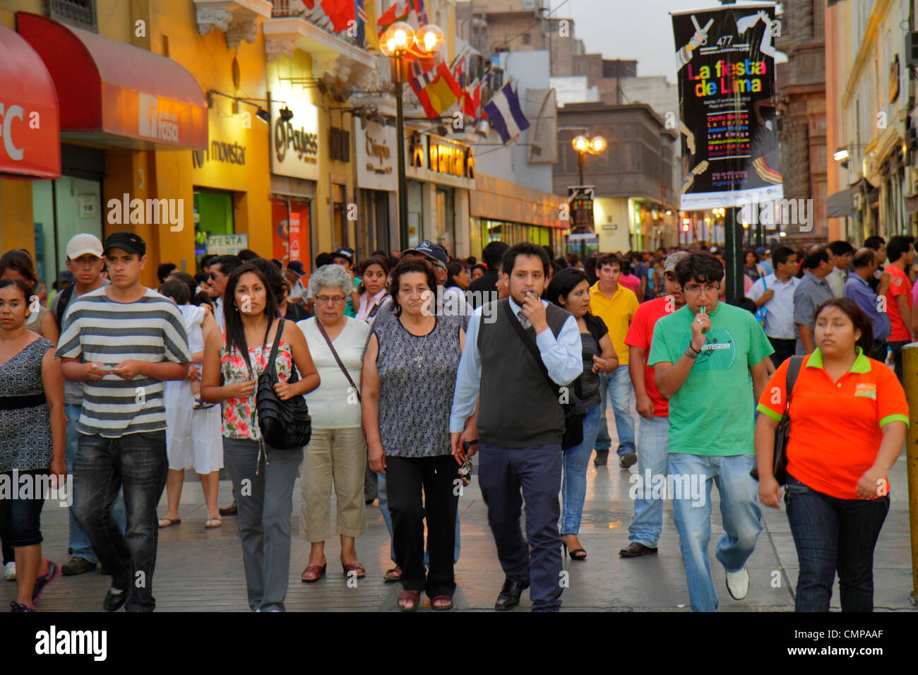 Lima Peru,Jiron de la Union,historic district,peatonal,promenade ...