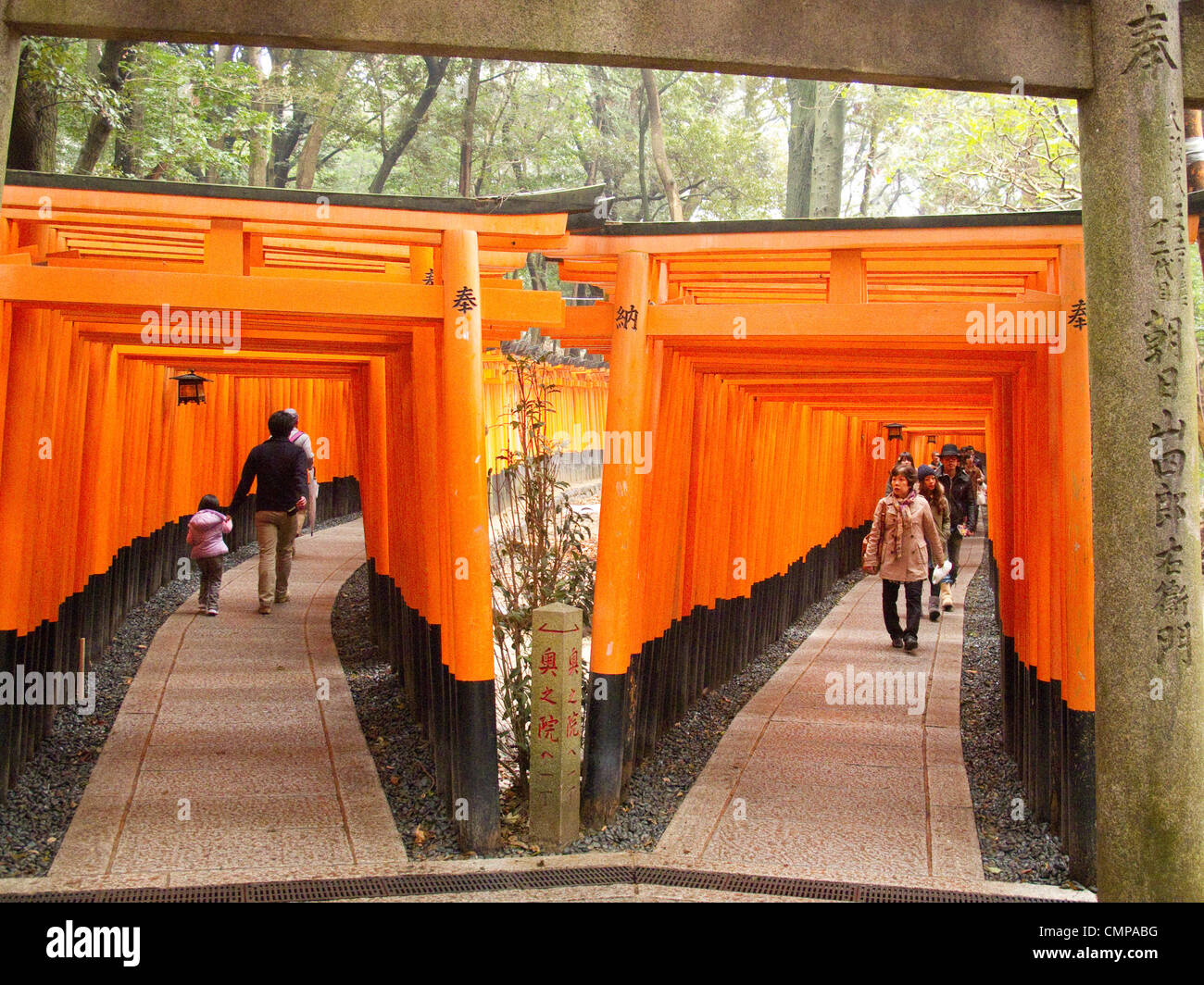 Two red shrines Stock Photo - Alamy