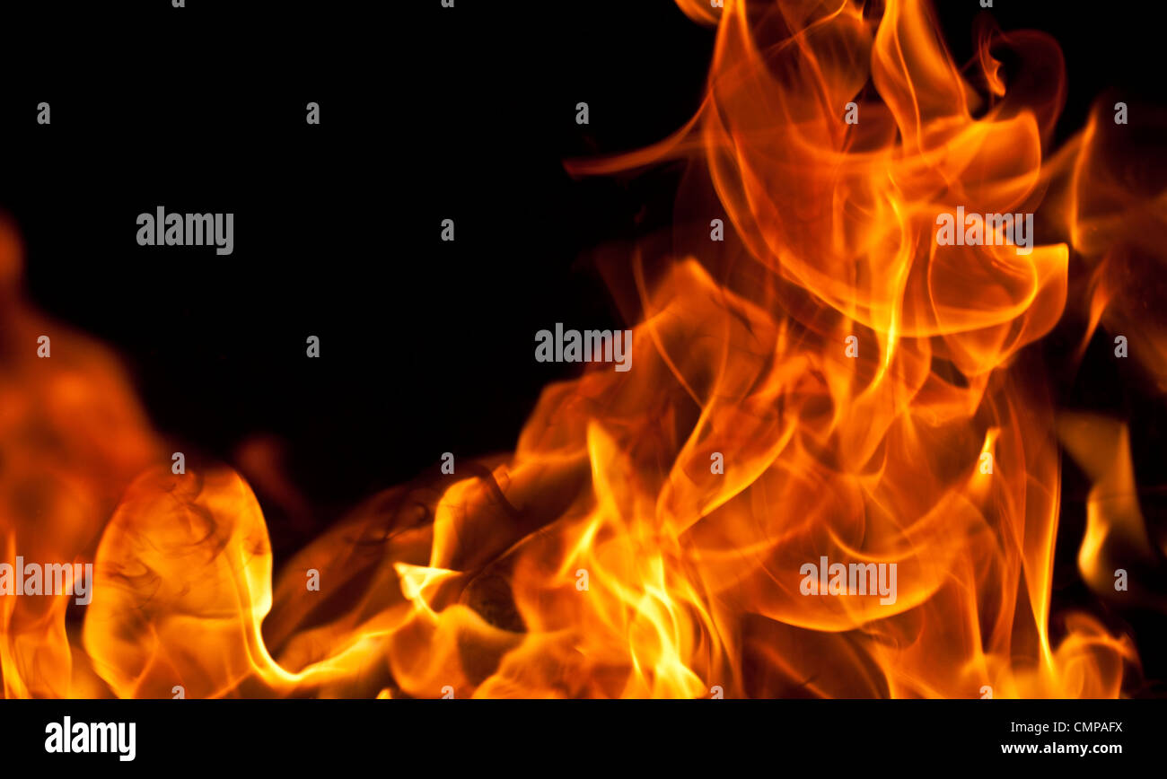 Fire flame close-up view Stock Photo - Alamy