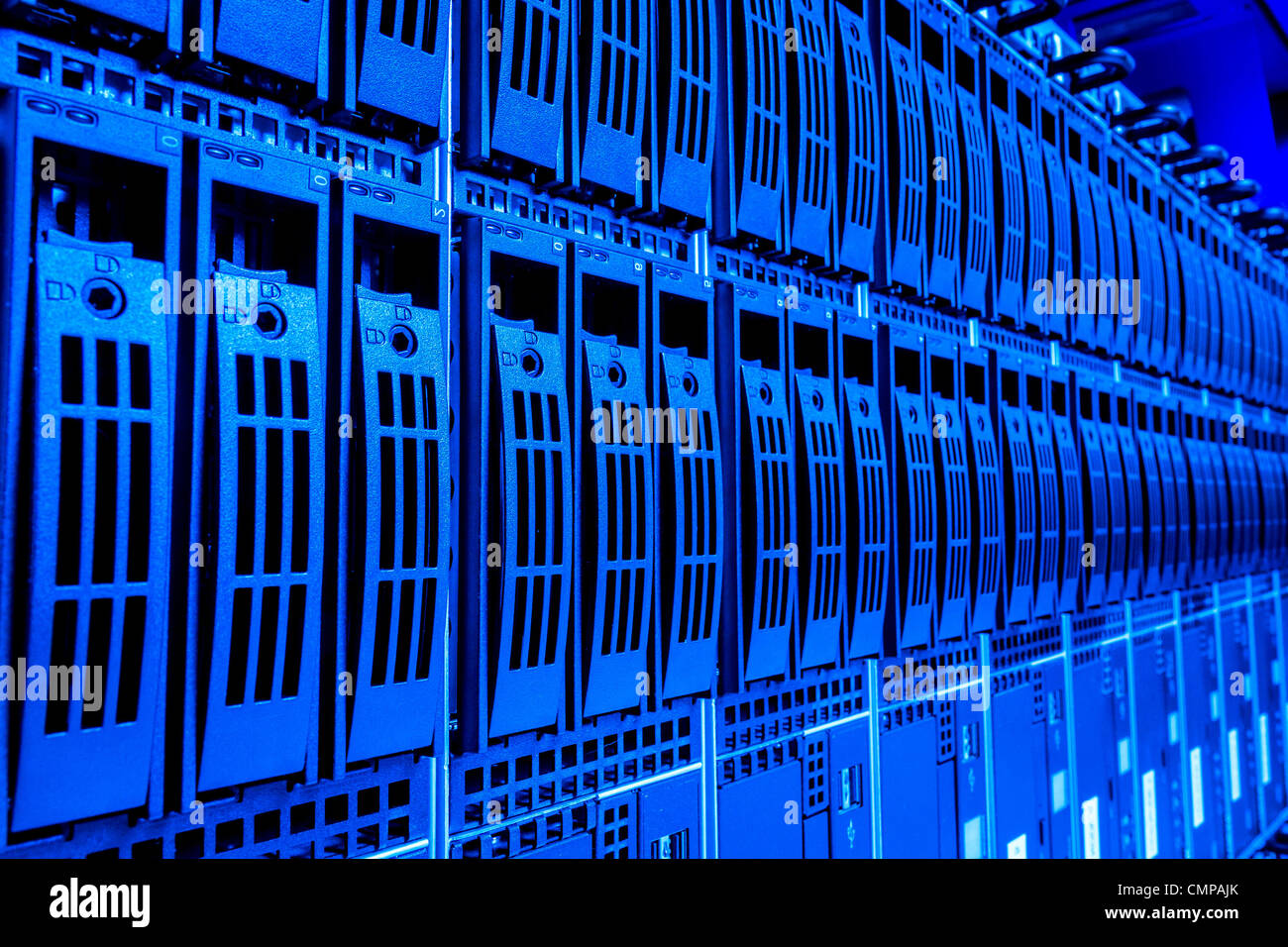 Data center with hard drives Stock Photo - Alamy
