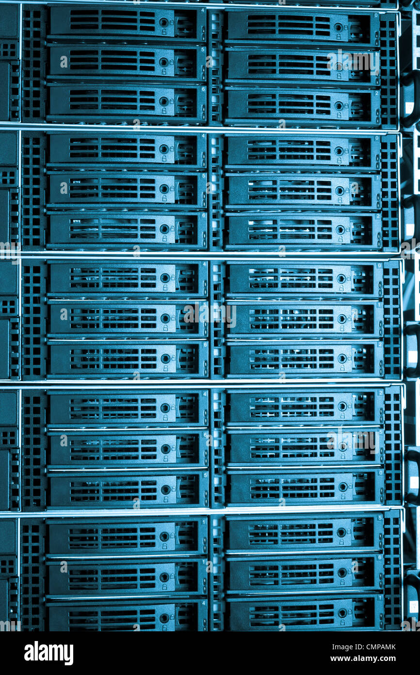 Data center with hard drives Stock Photo - Alamy