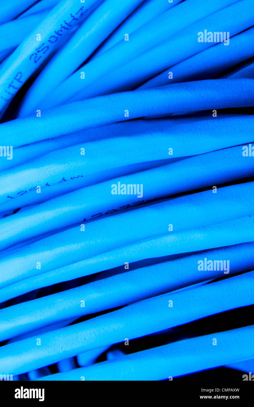 close up of network cables Stock Photo - Alamy