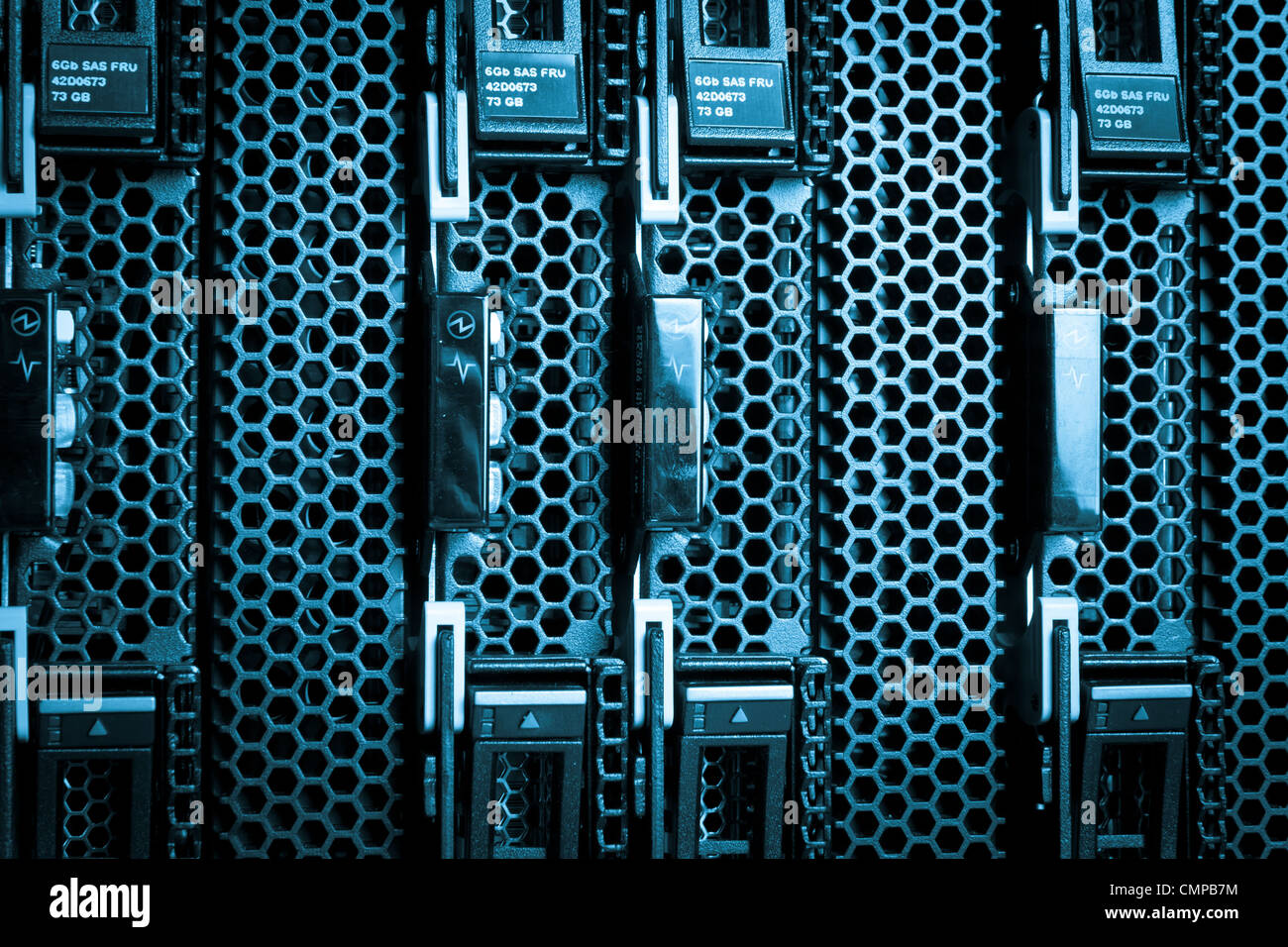 Detail of hard drive cluster in data center Stock Photo - Alamy