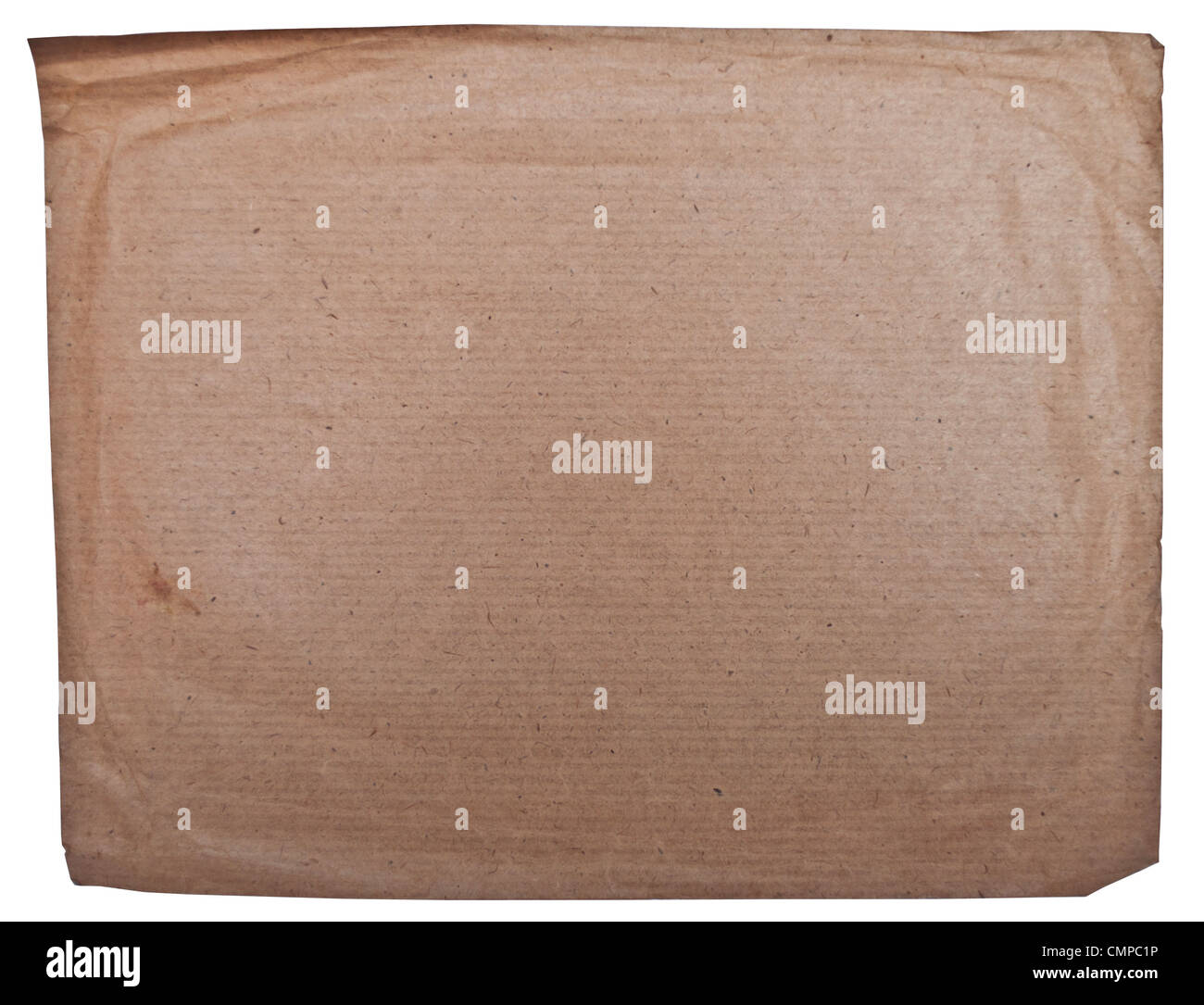 Grunge empty old paper isolated on white Stock Photo - Alamy
