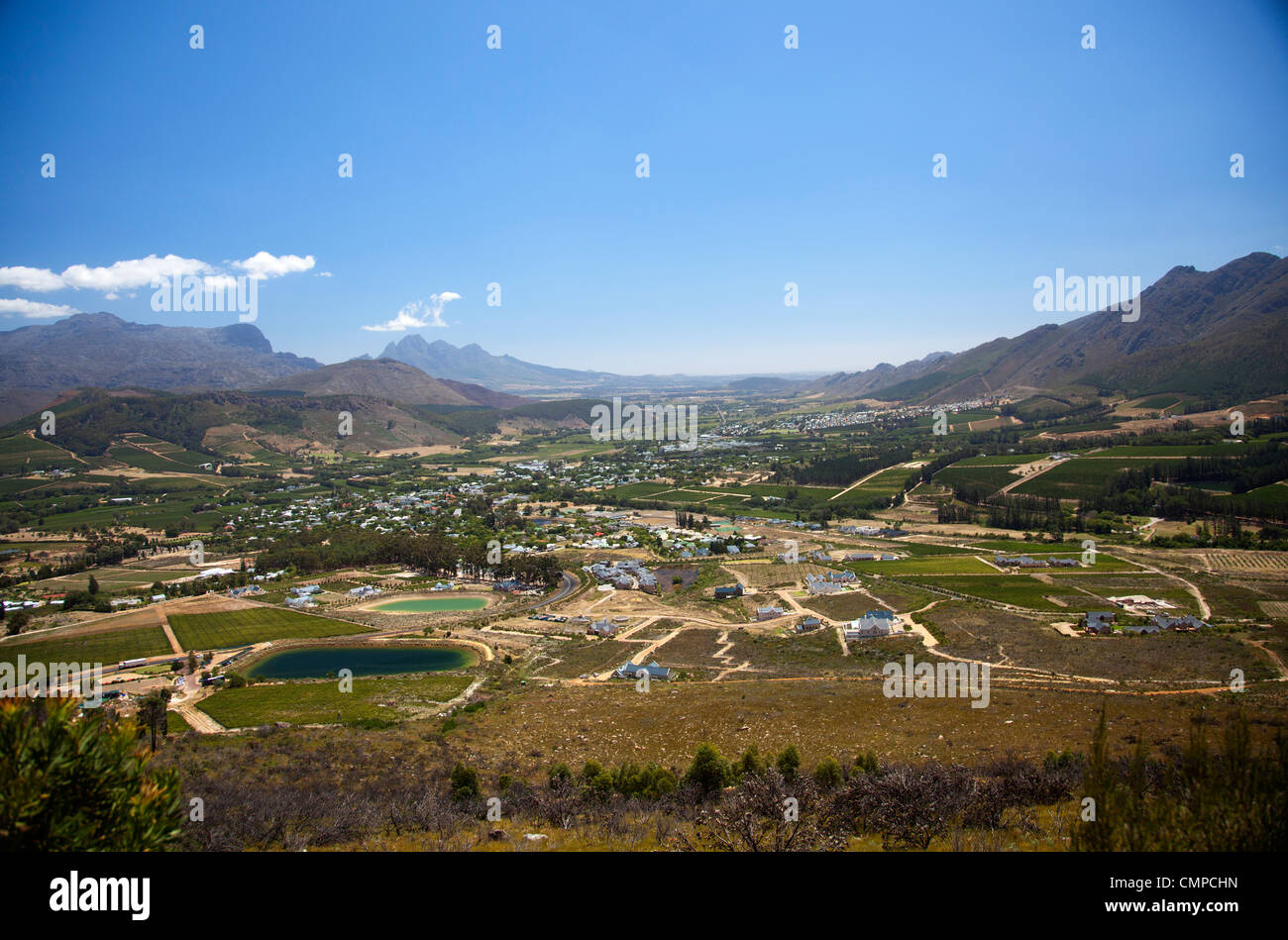 Franschhoek wine valley hi-res stock photography and images - Alamy