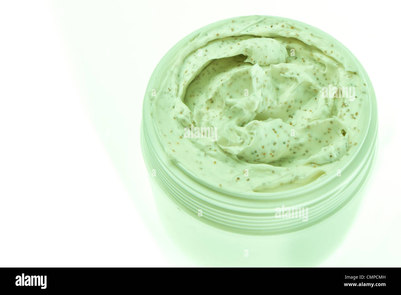 body scrub isolated on white background Stock Photo - Alamy