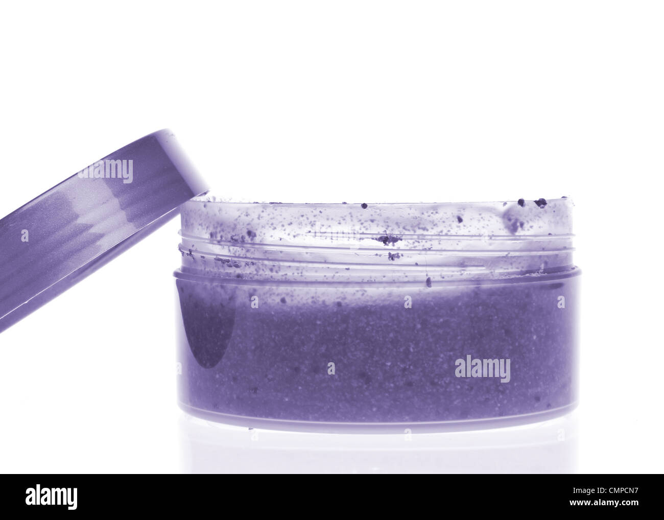 body scrub isolated on white background Stock Photo - Alamy