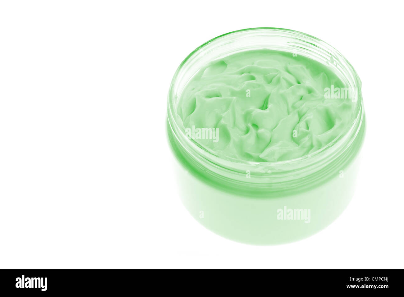 cosmetic cream in container isolated on white background Stock Photo ...