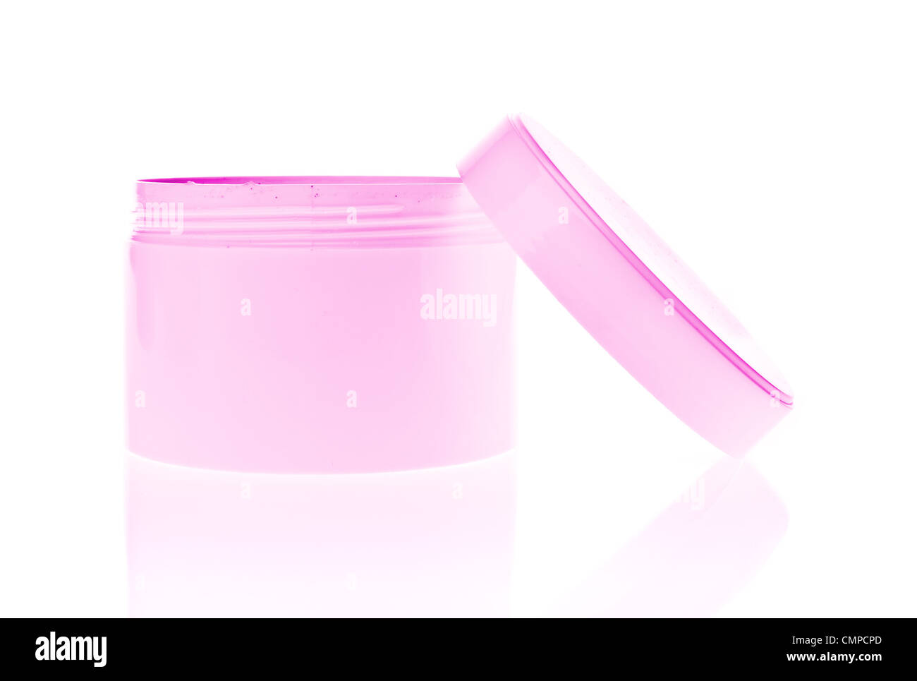 cosmetic cream in container isolated on white background Stock Photo ...