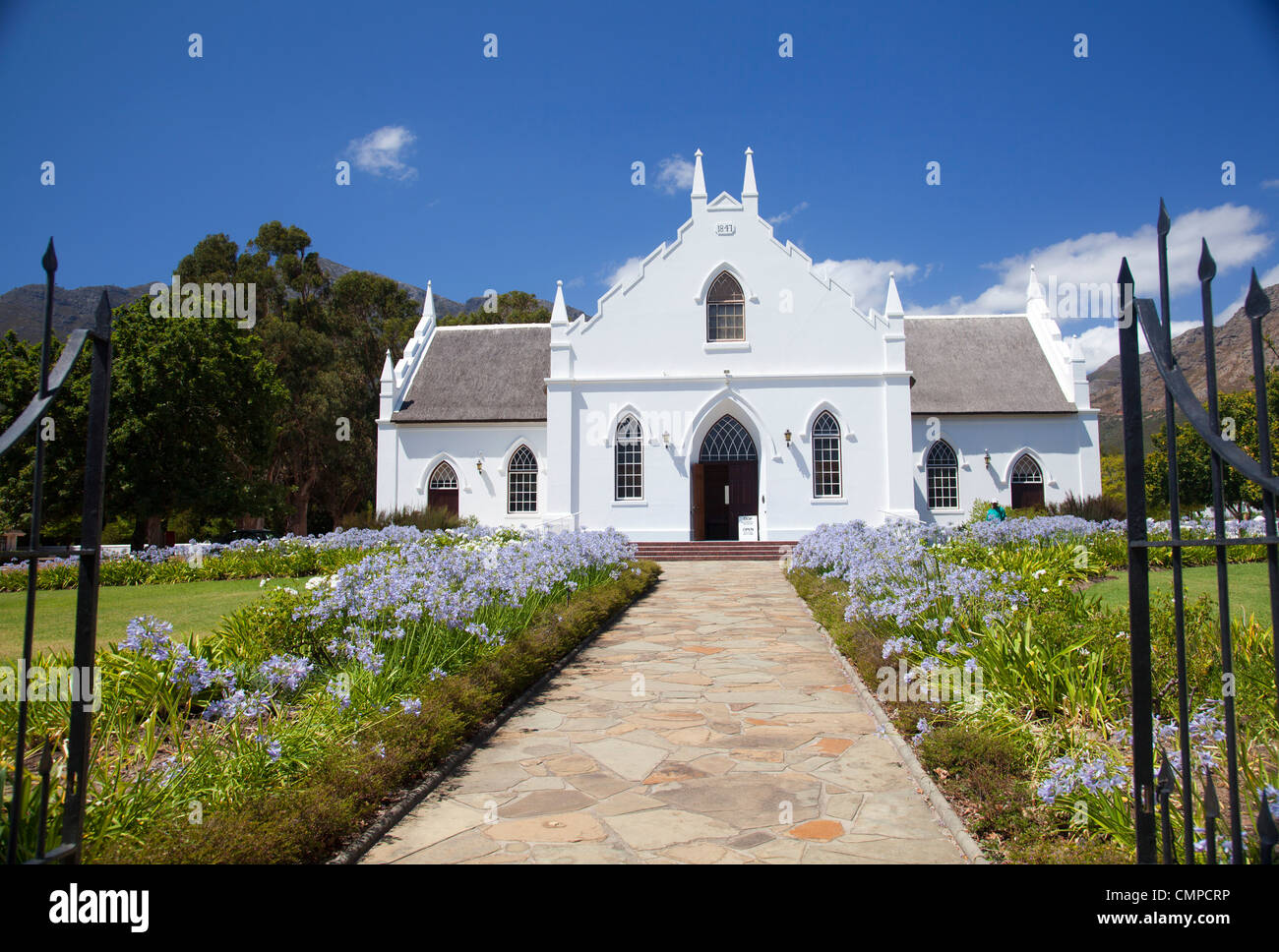 NG Kerk in Franschhoek - Western Cape - South Africa Stock Photo - Alamy