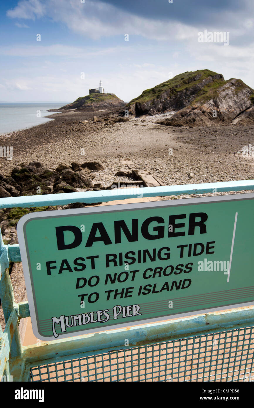 Tide warning sign hi-res stock photography and images - Alamy