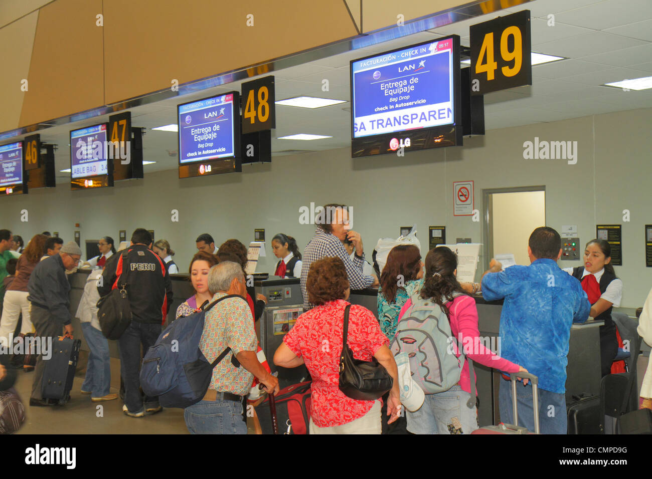 Peru, Lima, Jorge Chávez International Airport, LIM, aviation Stock ...